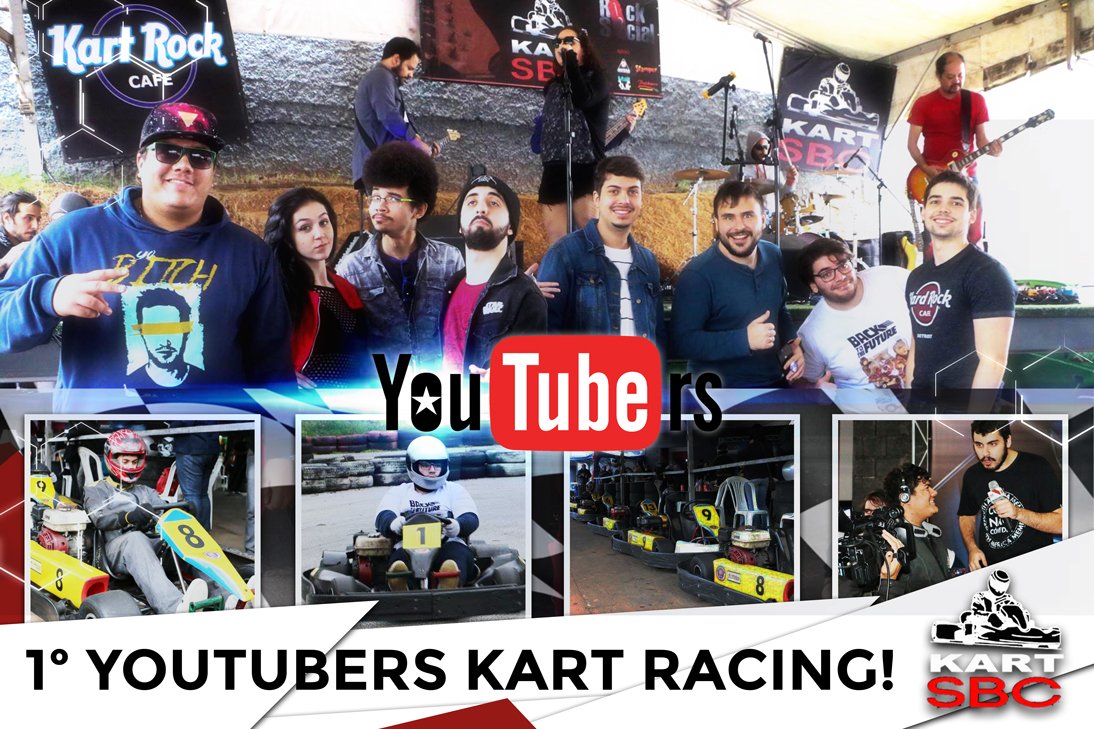 1º Youtubers Kart Racing - Link ao vivo com 35 mil visualizações - DM Racer